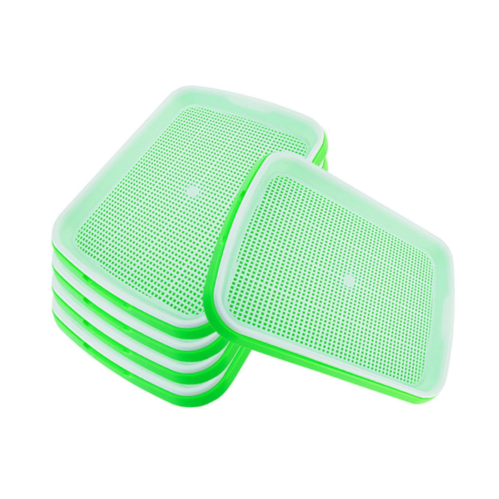 5 Pcs Plants Germination Trays Clear Dome Cover Humidity Lock Temp ...