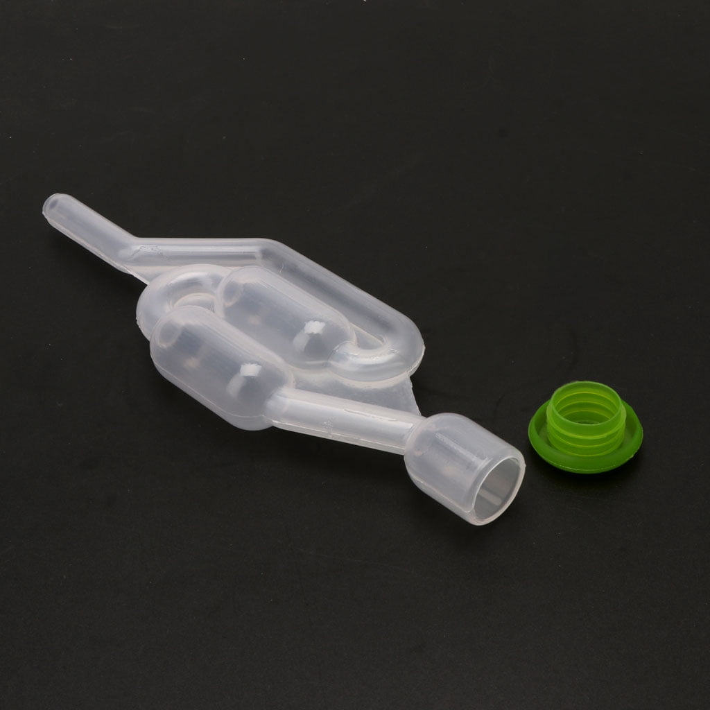 5 Pcs Plastic Fermenting Airlocks Twin Bubble S Types Wine Airlocks For ...