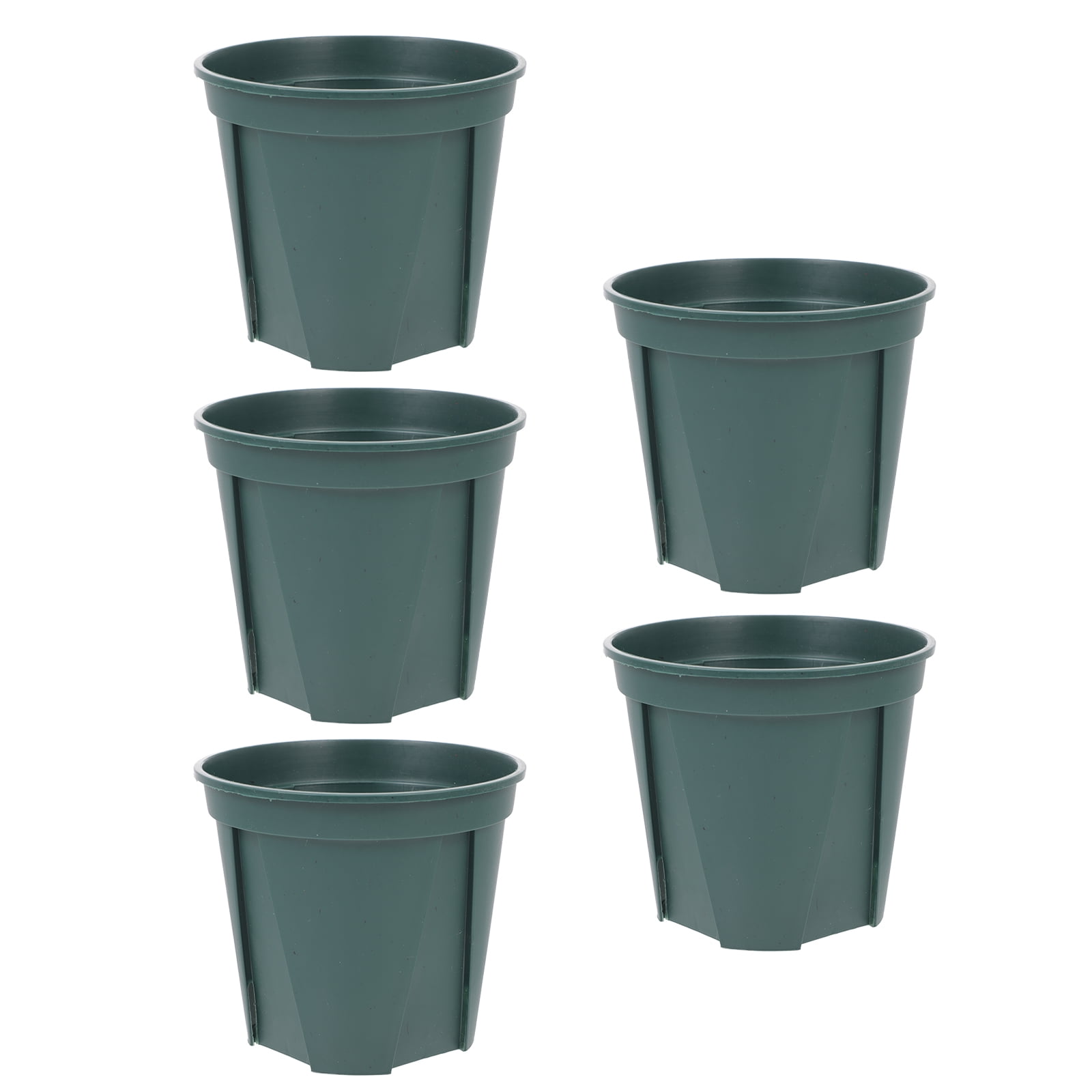 5 Pcs Plastic Flower Pot Planting Container Root Control Plants Pots ...