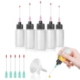 5 Pcs Plastic Squeeze Bottles (1 OZ), LDPE Oil Applicator, Precision ...