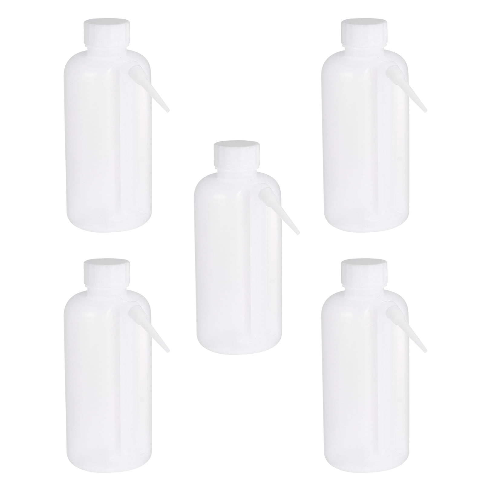 5 Pcs Plastic Wash Bottle Watering Can Tools Narrow Mouth Spray Safety ...