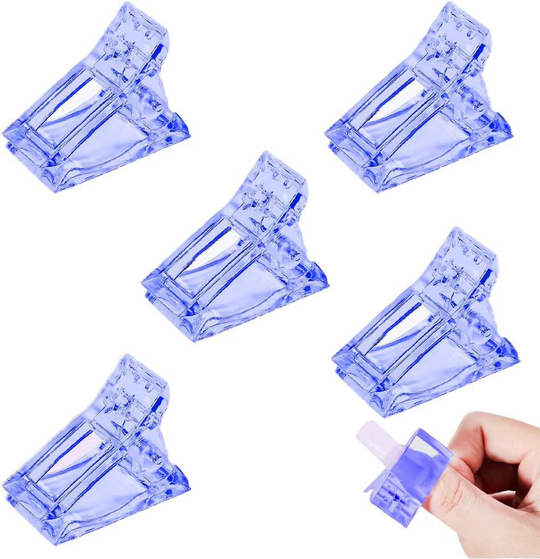 5 Pcs Polygel Nail Clips, Nail Tips Clip Transparent Polygel, Quick ...