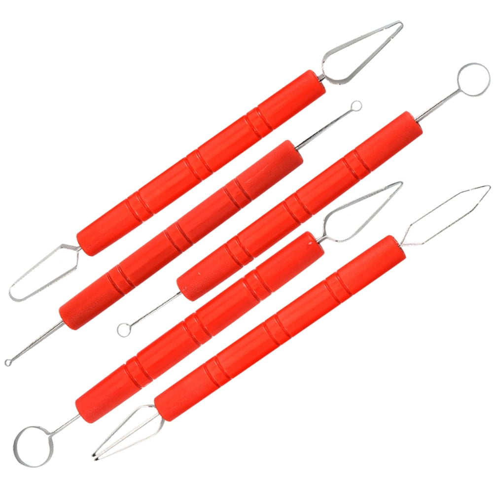 5 Pcs Polymer Clay Tool Kit for Adults Craft Pottery Sculpture Tools ...