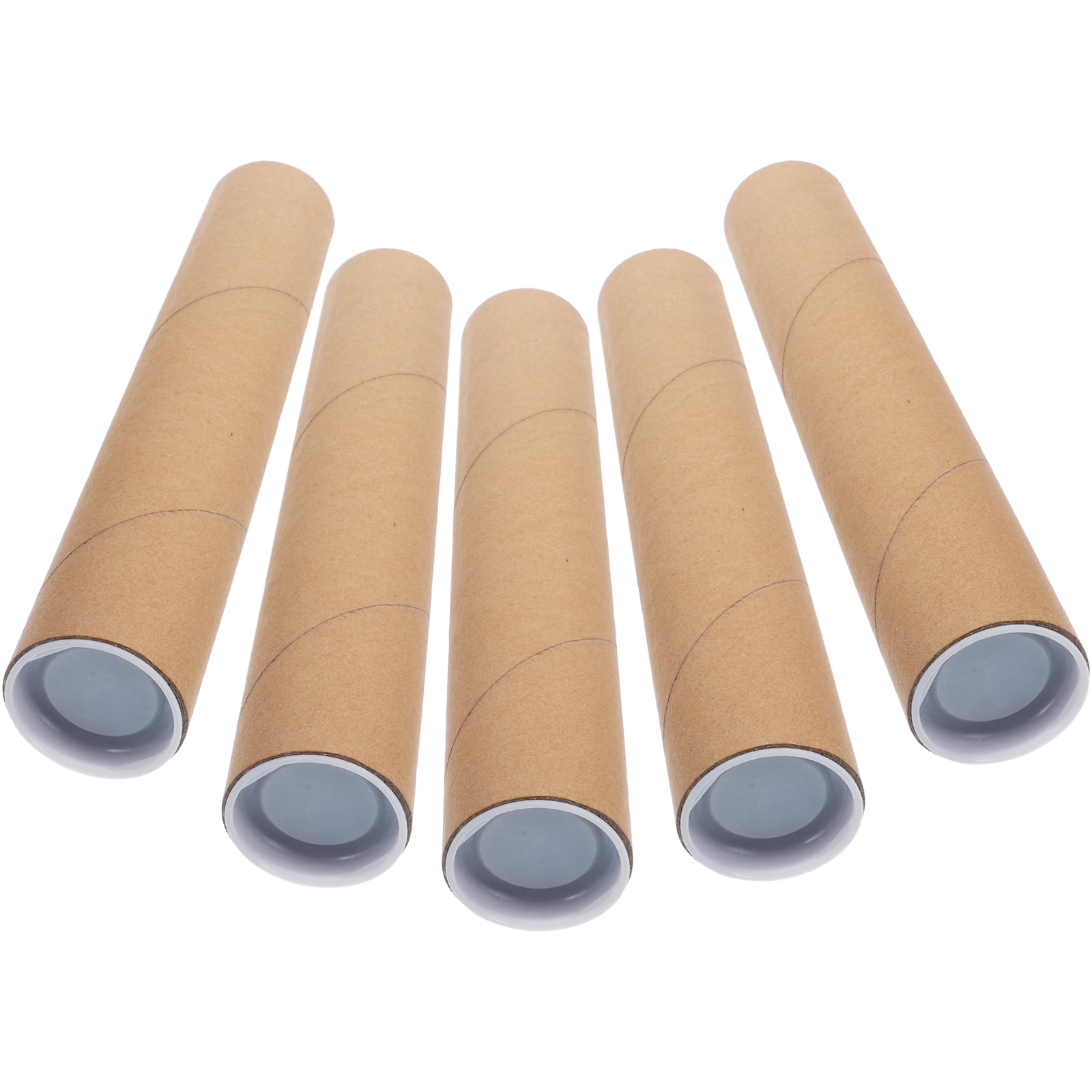 5 Pcs Postal Tube Poster Painting Document Blueprint Cardboard Roll ...