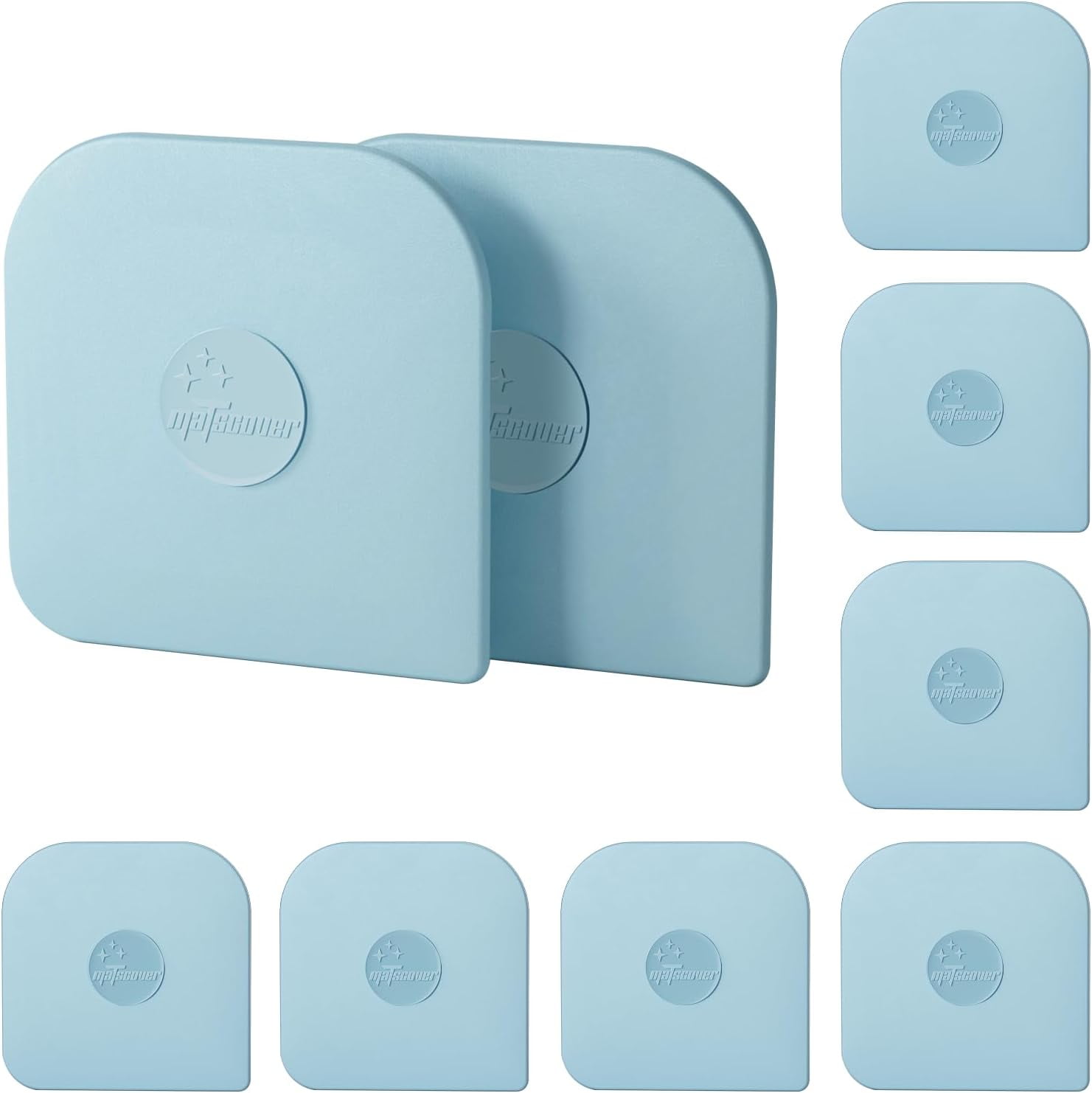 5 Pcs Pot Scraper Plastic, Pot Scraper Non Scratch for Cast Iron, Pot ...