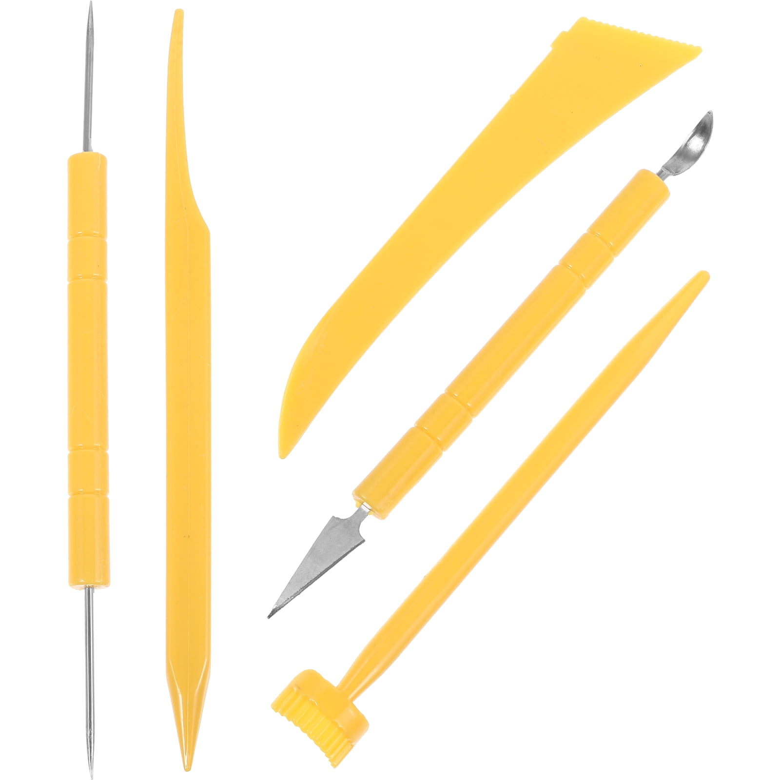 5 Pcs Pottery Tools Air Dry Modeling Clay Carving Sculpting Kit ...