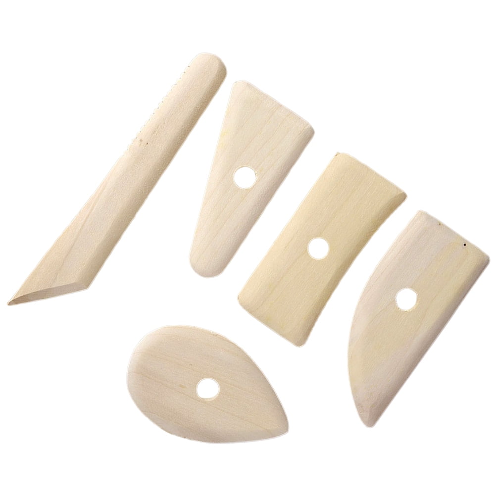 5 Pcs Pottery Tools Scraper Drawing Set Model Kit Air Dry Clay ...