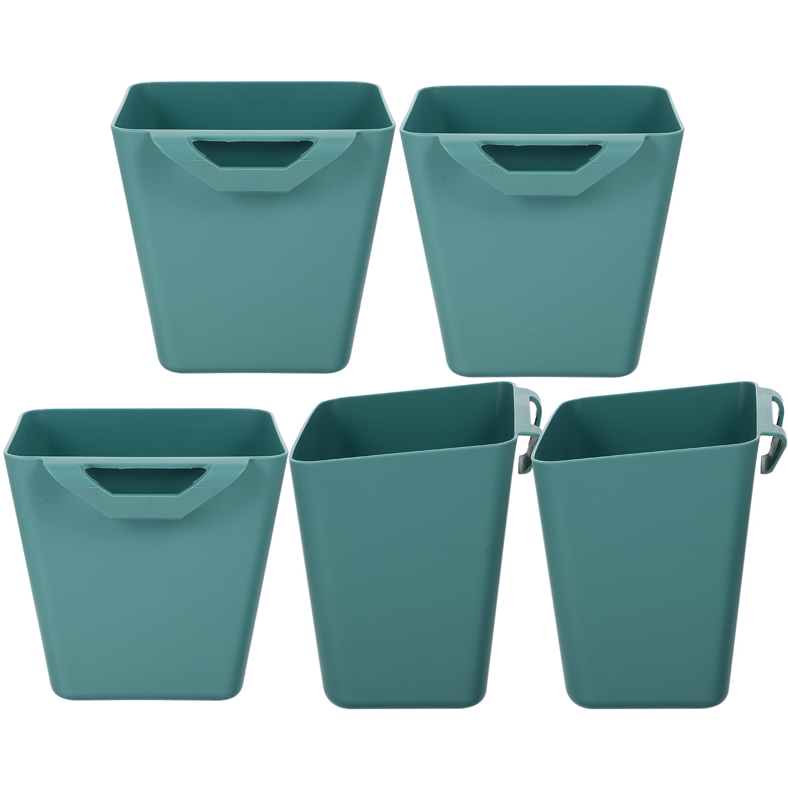 TABLZONE Hanging Bucket Holder Storage Baskets PP Round Corner Rust ...