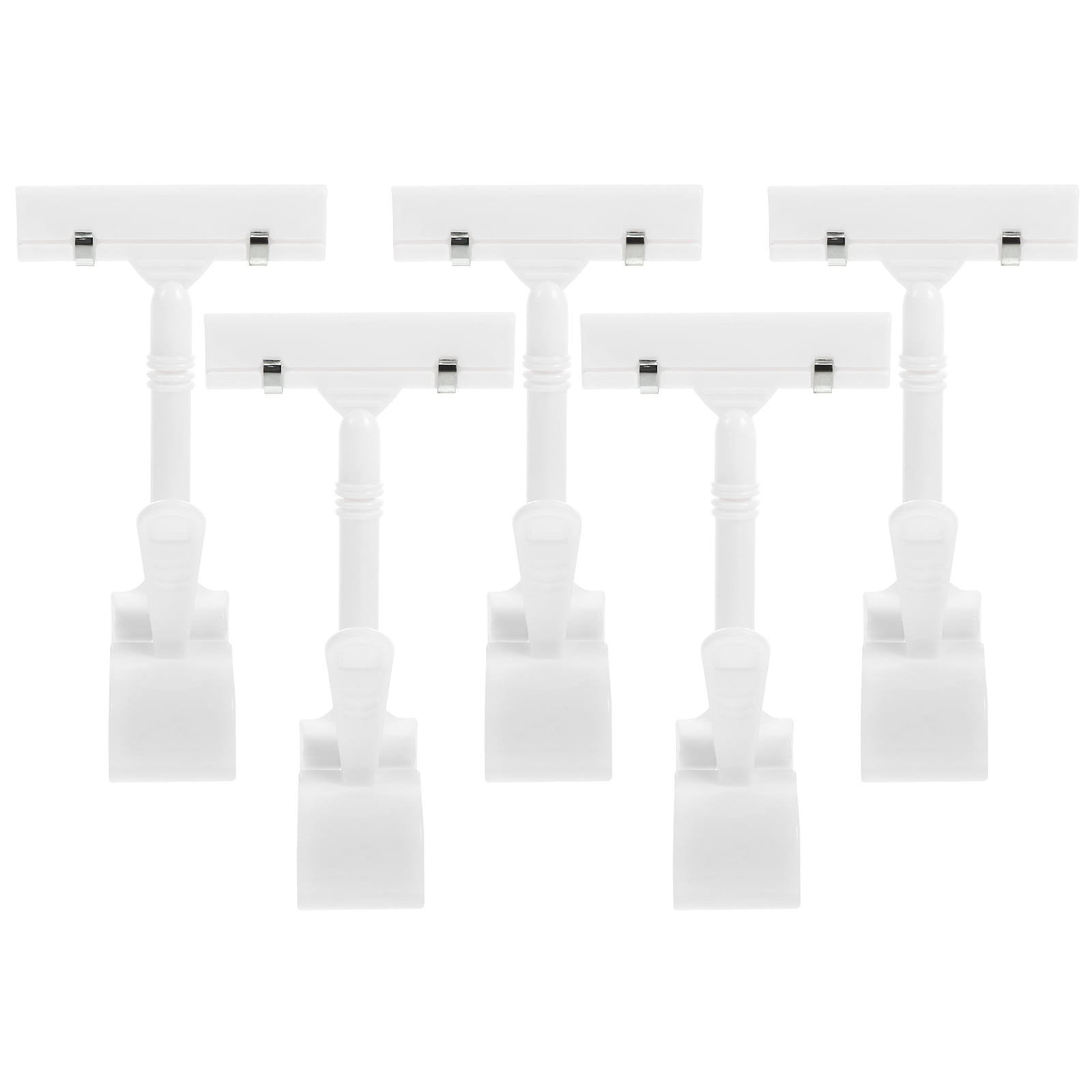 5 Pcs Price Clamp Display Stand Vendor Booth Items Sticker Labels White ...