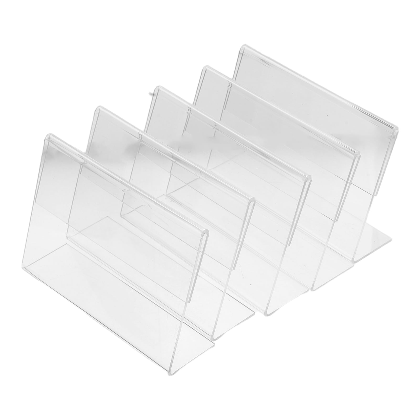 Masteelf 5Pcs Transparent Acrylic Price Display Holders for Supermarket ...