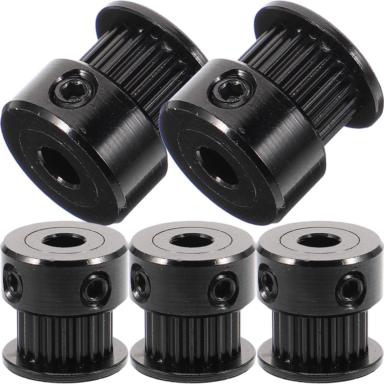MERRYHAPY 5pcs Aluminum Timing Belt Pulley for Mechanical Transmission ...