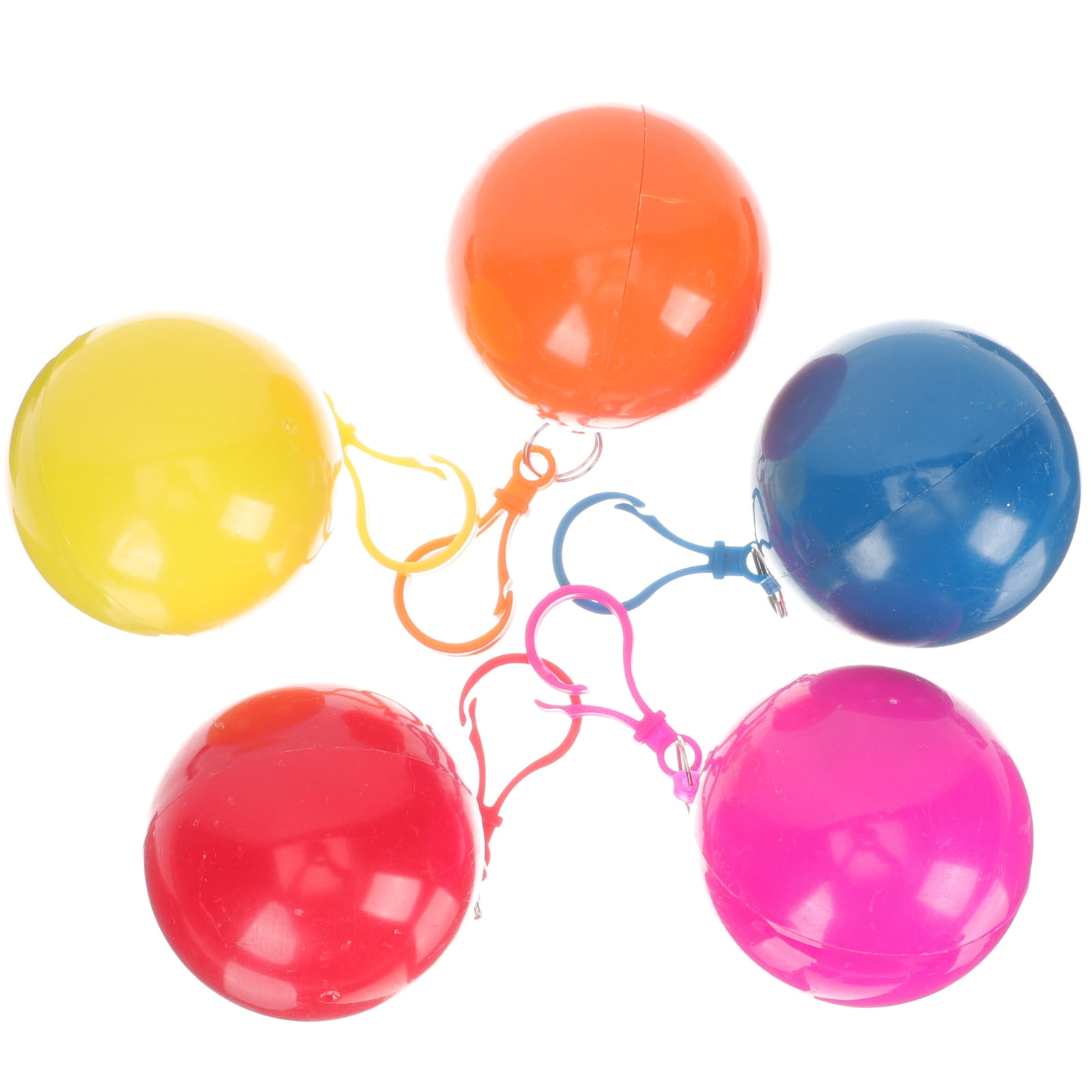 Onaparter 5 Pcs Rain Ponchos for Adults Plus Size Practical Rain-wears ...