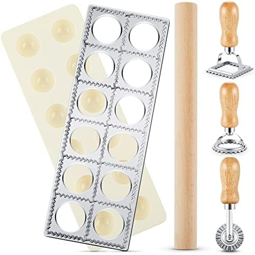 5 Pcs Ravioli Mold Set 2 Inch Squares Ravioli Maker Cutter Include 1 ...