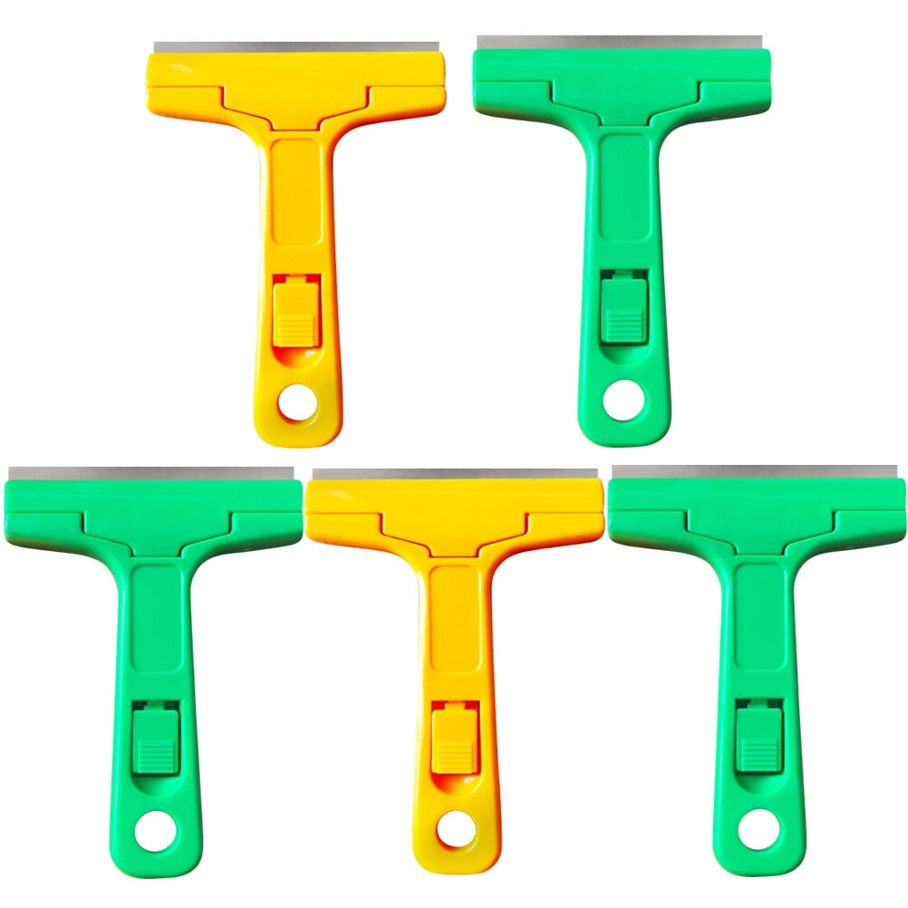 5 Pcs Razor Blade Scraper Glass Scraper Marble Knife Wall Scraper Grout ...