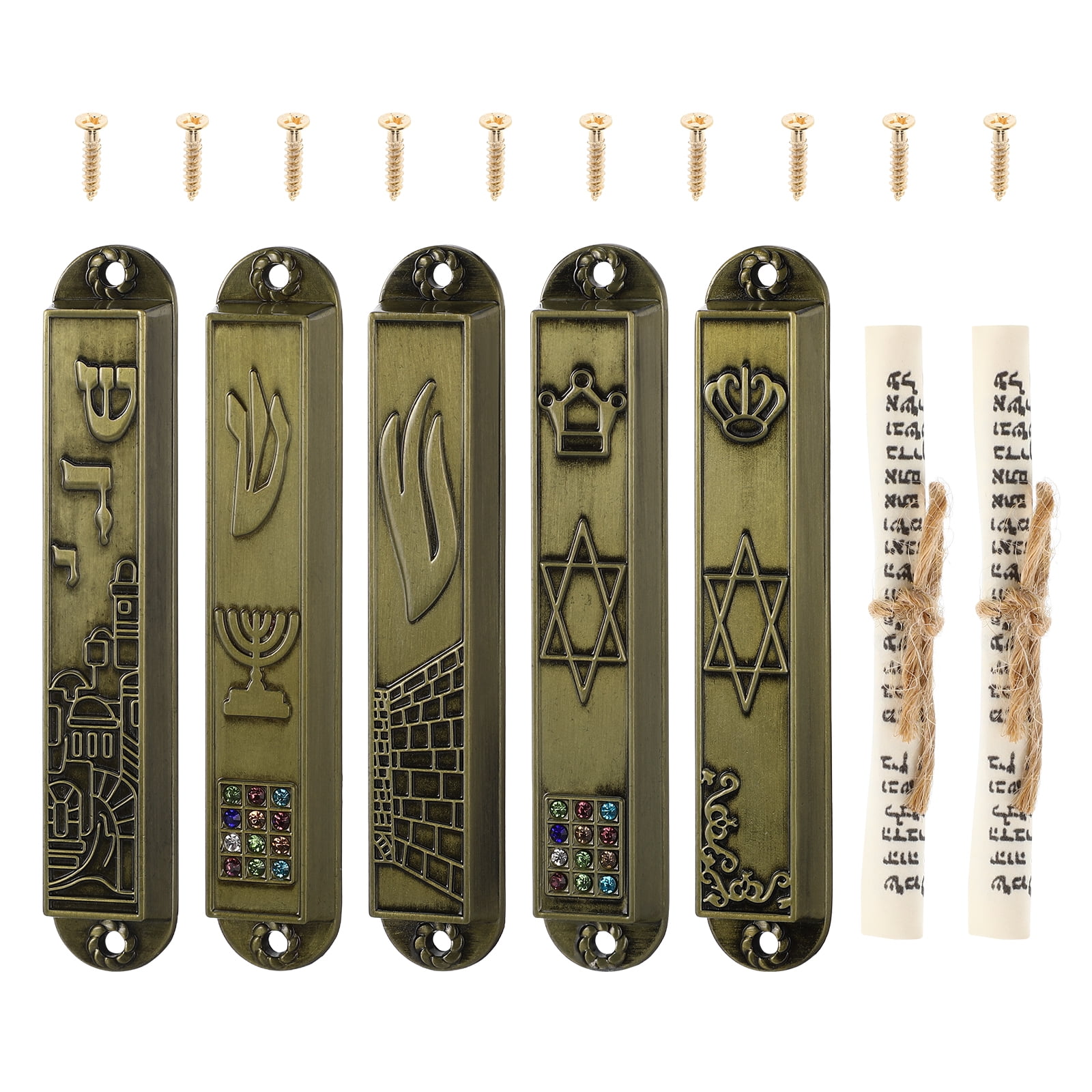 5 Pcs Religious Decor Door Scroll Holy Pillar 9.00X1.50X1.00CM ...