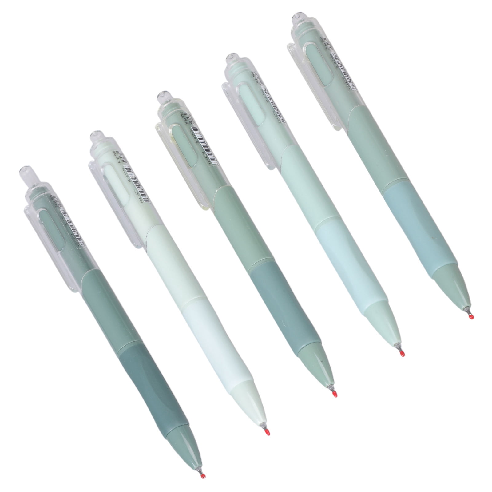 5 Pcs Retractable Gel Pen Aesthetic Neutral Pen Black Inks Pressing Pen ...