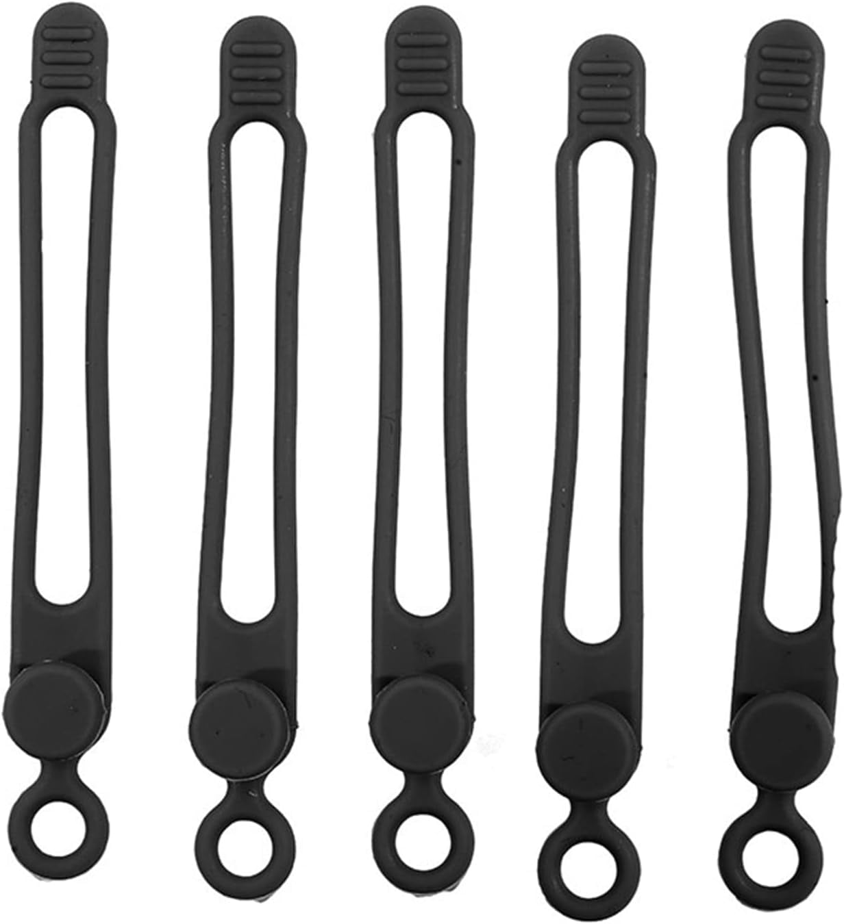 5 Pcs Reusable Data Line Cable Storage Ties Multipurpose Office Table ...