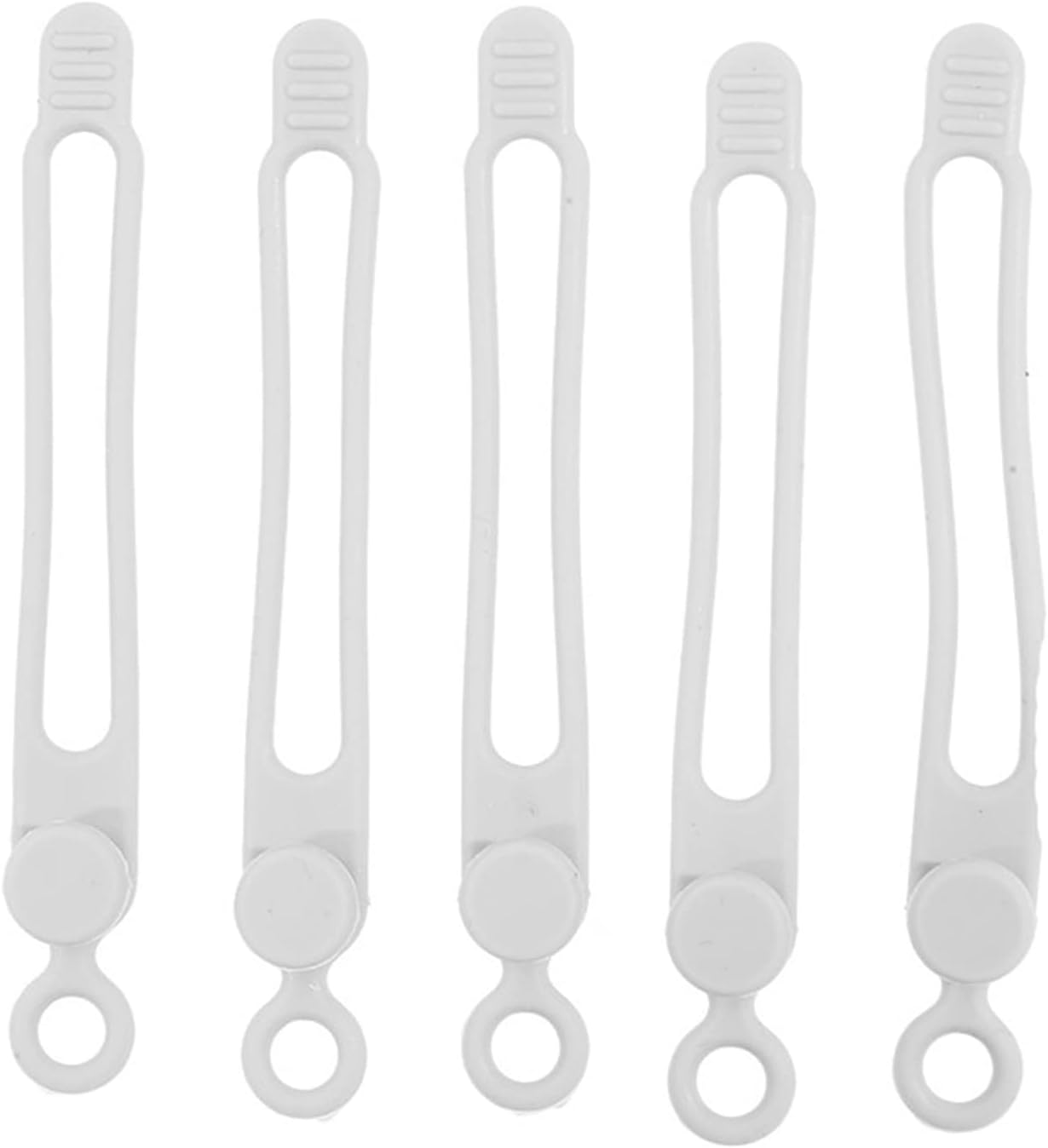 5 Pcs Reusable Data Line Cable Storage Ties Multipurpose Office Table ...