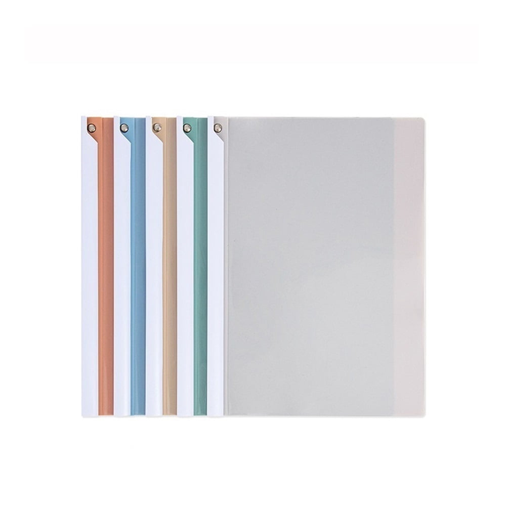 5 Pcs Rotating Trolley File Folder Multi-Use A4 Loose-leaf Binder ...
