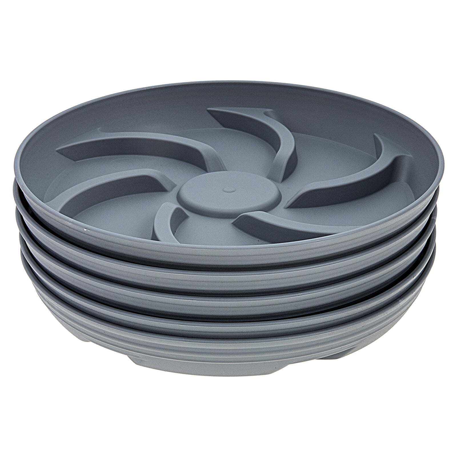 5 Pcs Round Breathable Tray Succulent Pot Tray Planter Drainage Tray ...