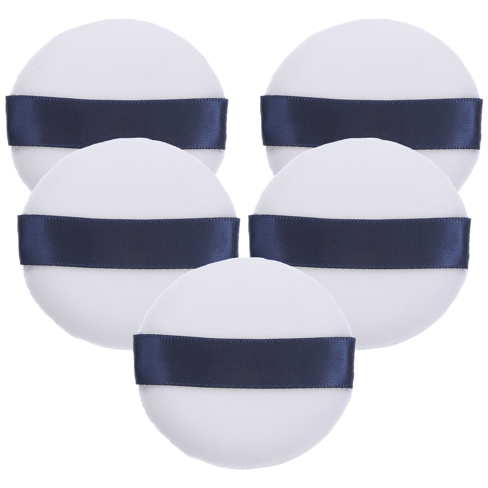 5 Pcs Round Puff Makeup Applicator Girl Cosmetics Pad Powder Cotton ...