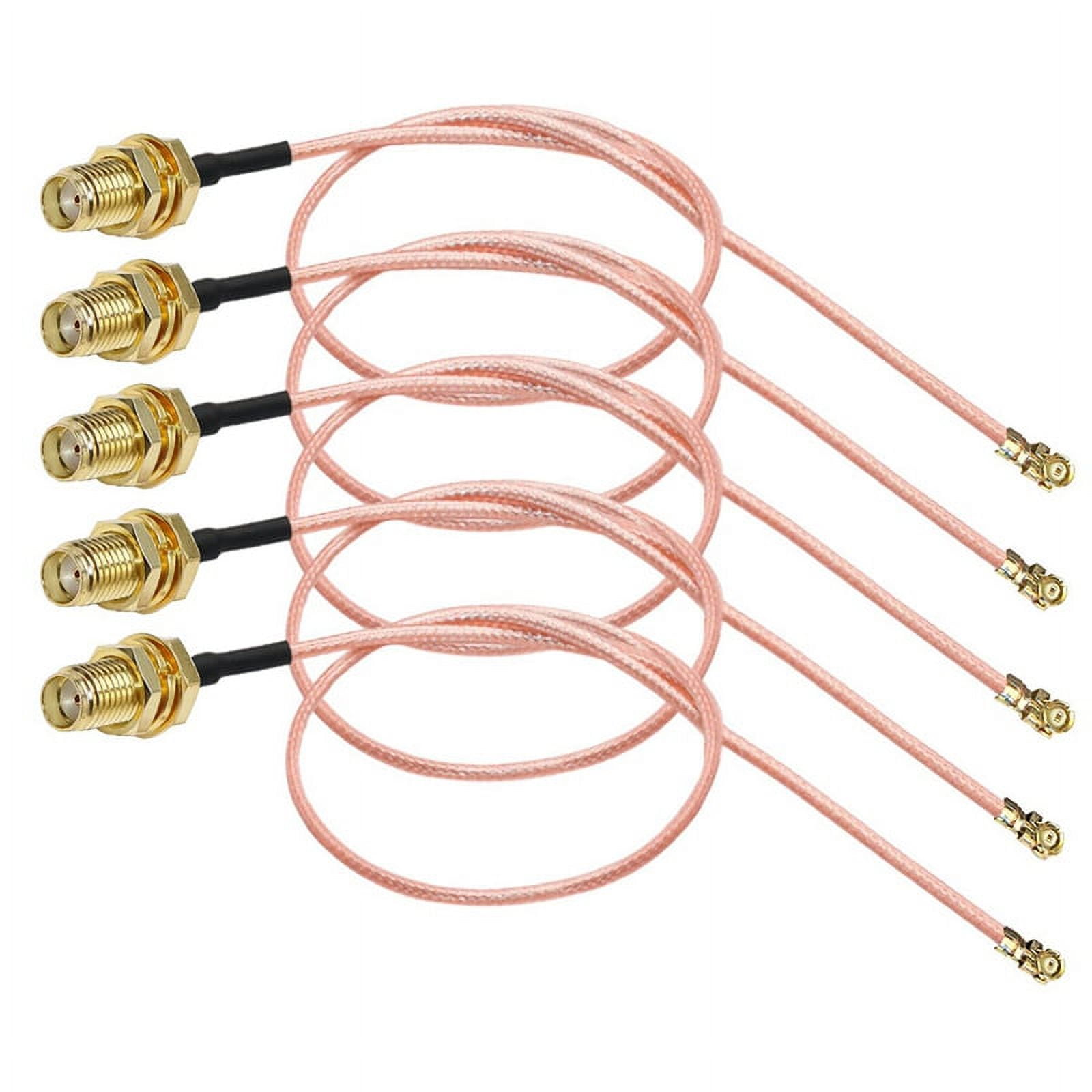 5 Pcs SMA Connector Cable Female to UFL/U.FL/IPX/ RF or NO Connector ...