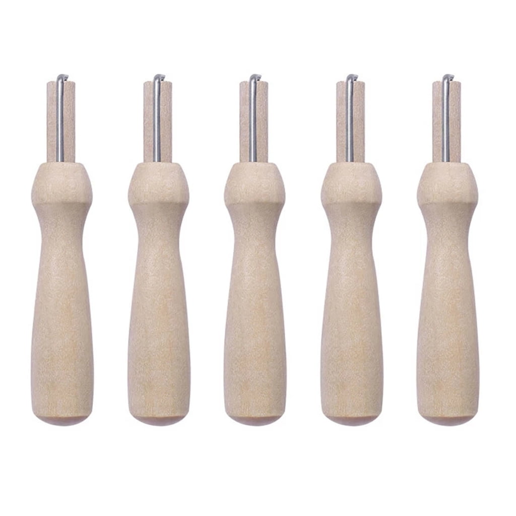 5 Pcs/Set Needle Felting Tools Poking Felting Needles with Wooden Punch ...