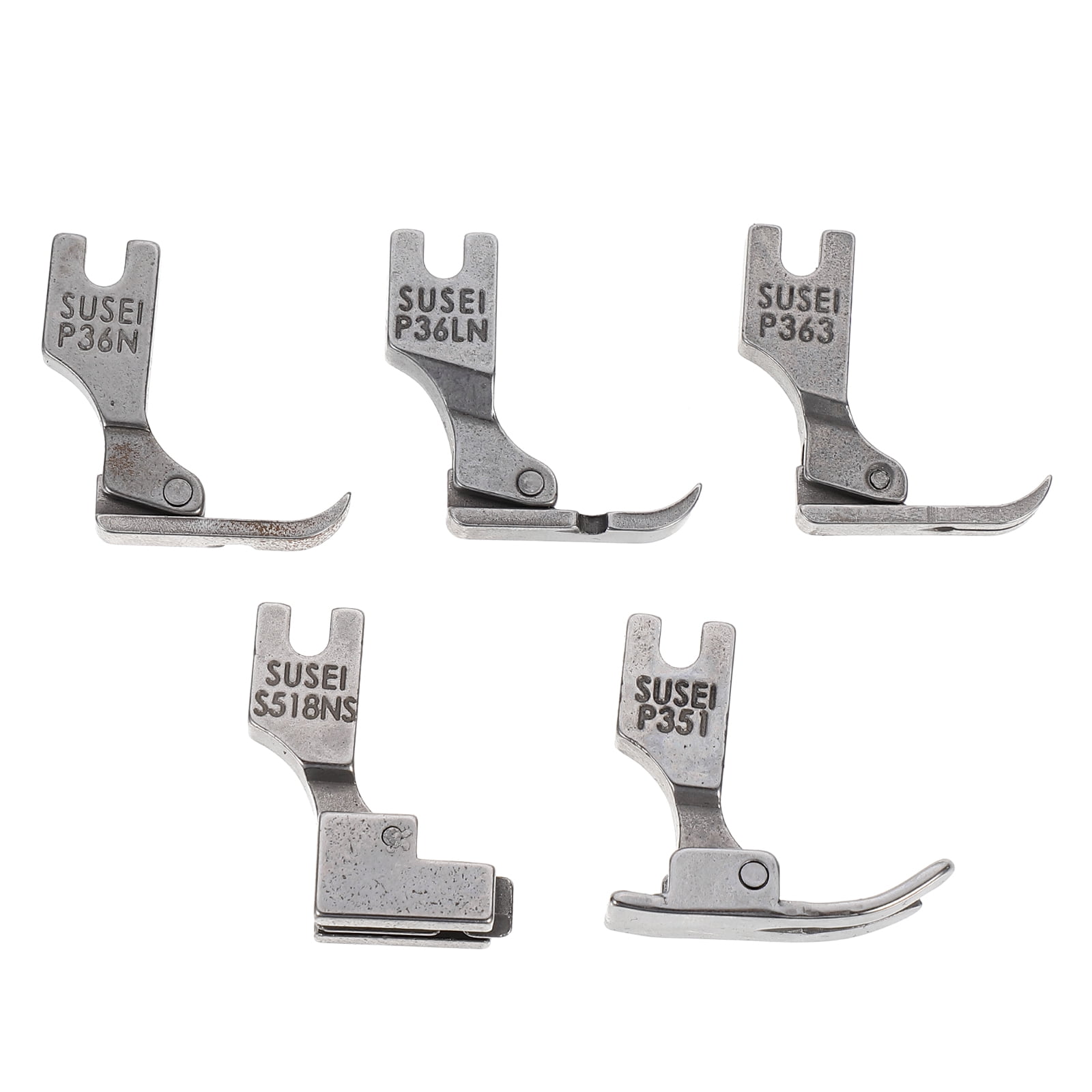 5 Pcs Sewing Machine Presser Foot Ove Glove Brother Machines Silver ...