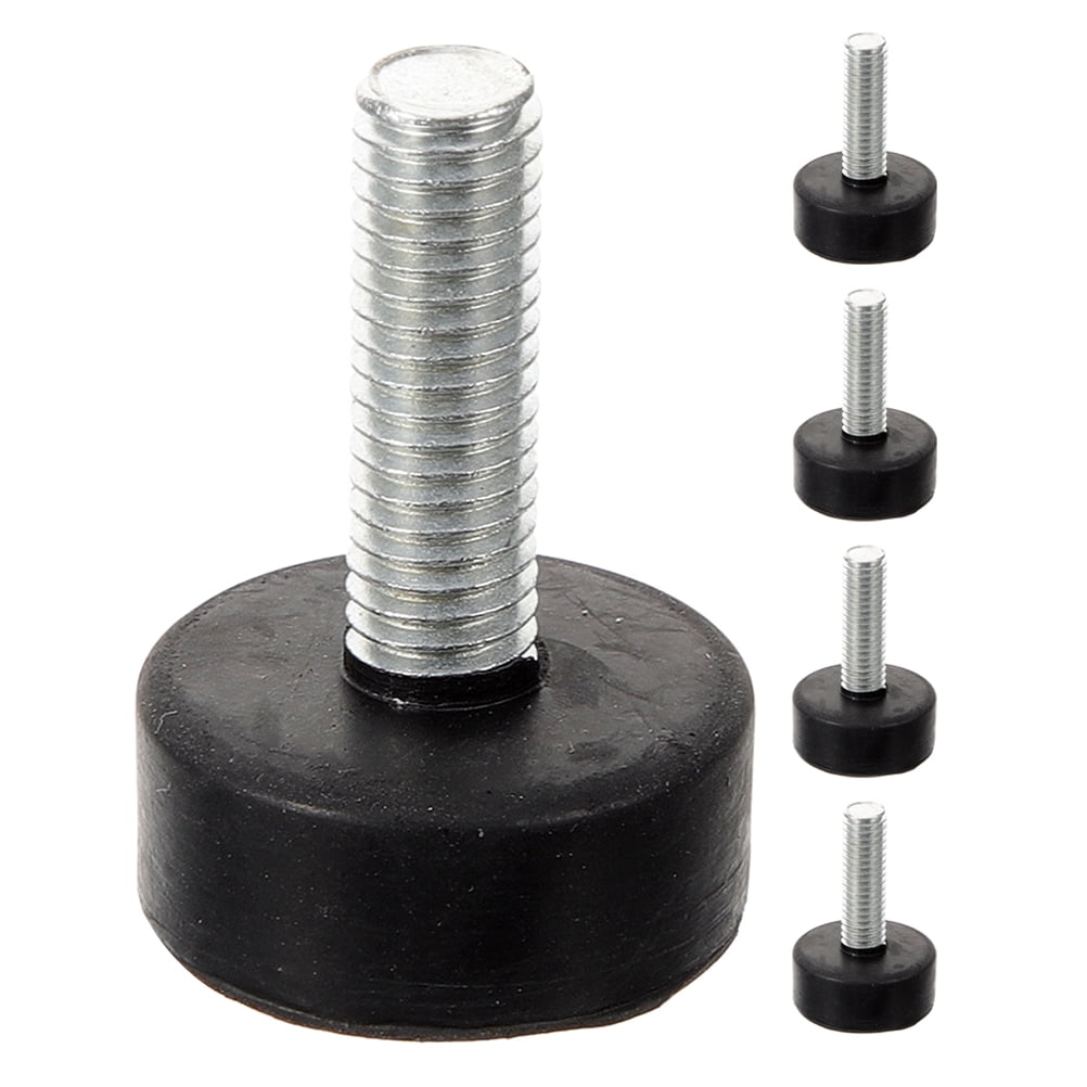 Adjustable Furniture Levelers with Rubber Feet and Screws for Stability ...