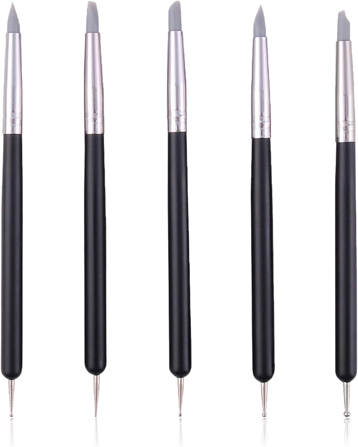 5 Pcs Silicone Clay Sculpting Tools Double-Ended Clay Carving Tool Set ...