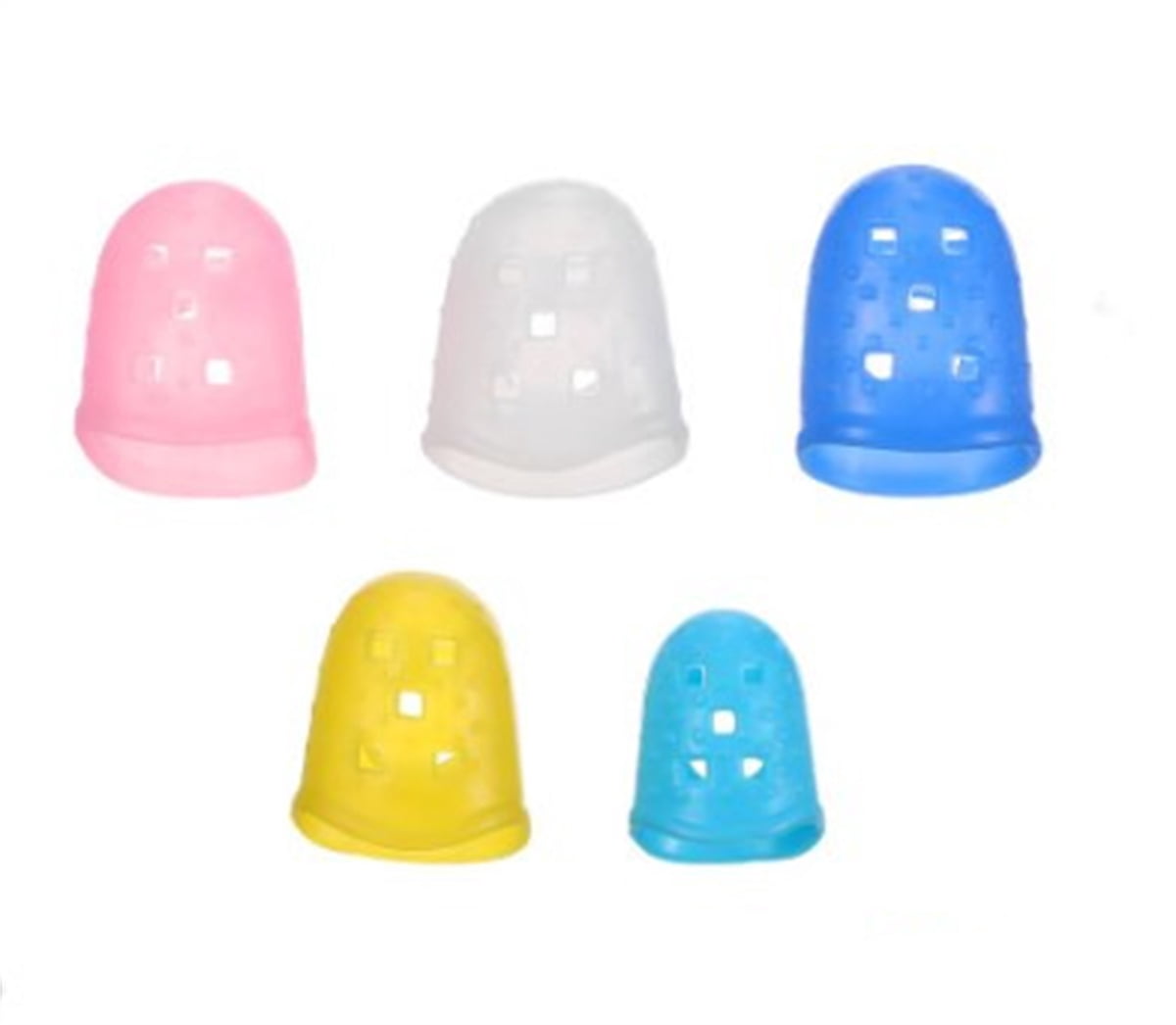 5 Pcs Silicone Guitar Finger Protectors,Anti Slip Guitar Finger Guards ...