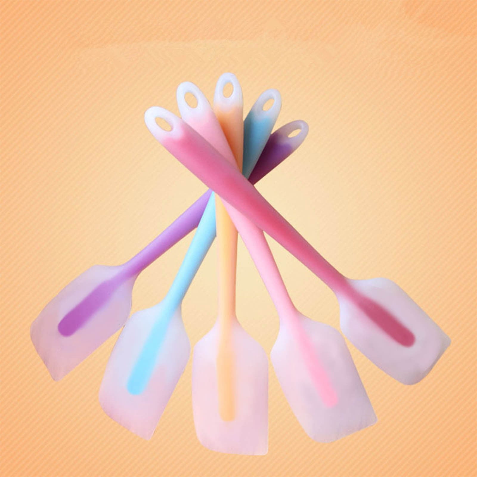 5 Pcs Silicone Spatulas, 8.3 inch Small Rubber Spatula Heat Resistant ...