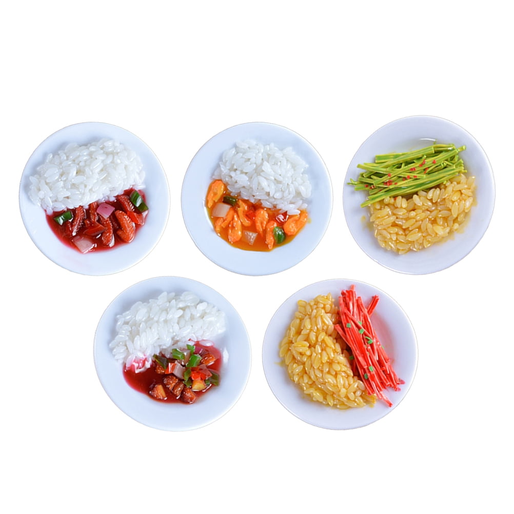 5 Pcs Simulated Food Models Kids Play Food Toy Food Model Toy Toys ...
