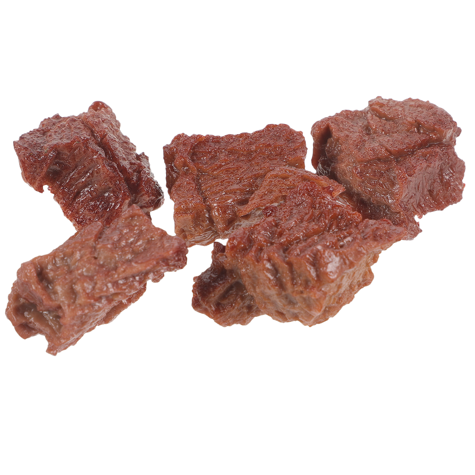 5 Pcs Simulated Steak Model Decorate Cooked Meat Model Lifelike Steak ...