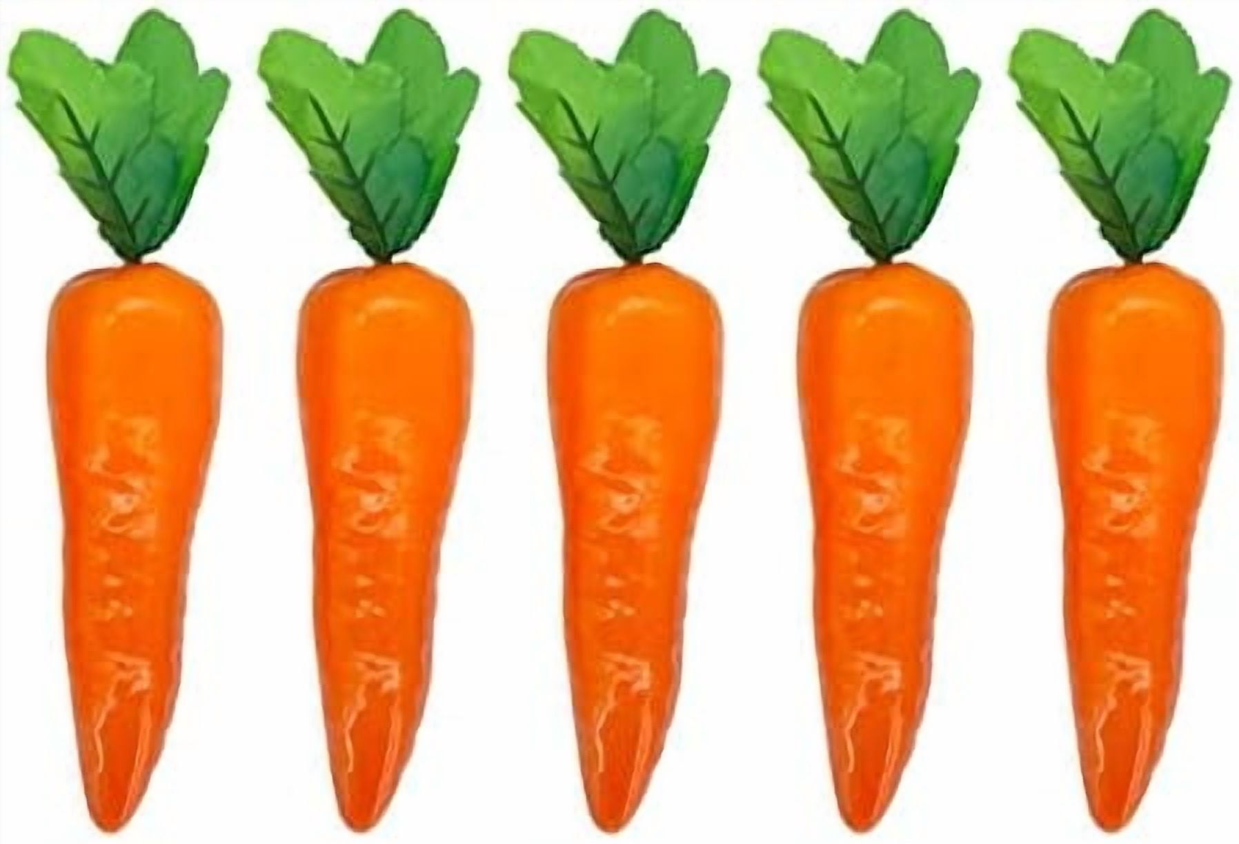 5 Pcs Simulation Carrots Artificial Vegetables Home&Kitchen Decorations ...