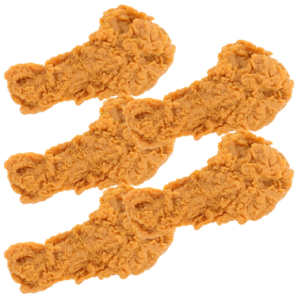 5 Pcs Simulation Chicken Legs Thigh Toy Display Props Artificial Food ...