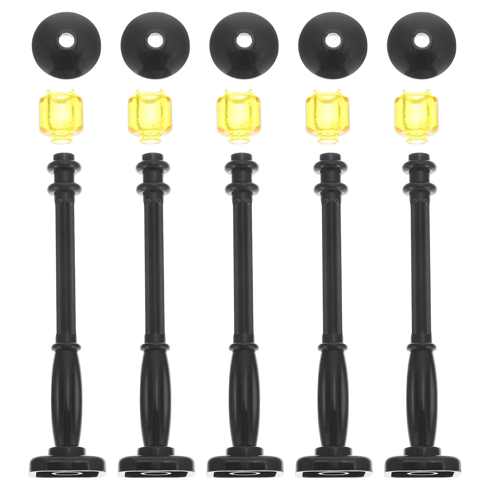 TABLZONE Mini Street Light Set Dollhouse Accessories Educational 5Pcs ...