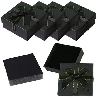 Gift Box with Lid for Presents 10x8.7x3.5Inches with Ribbon and ...