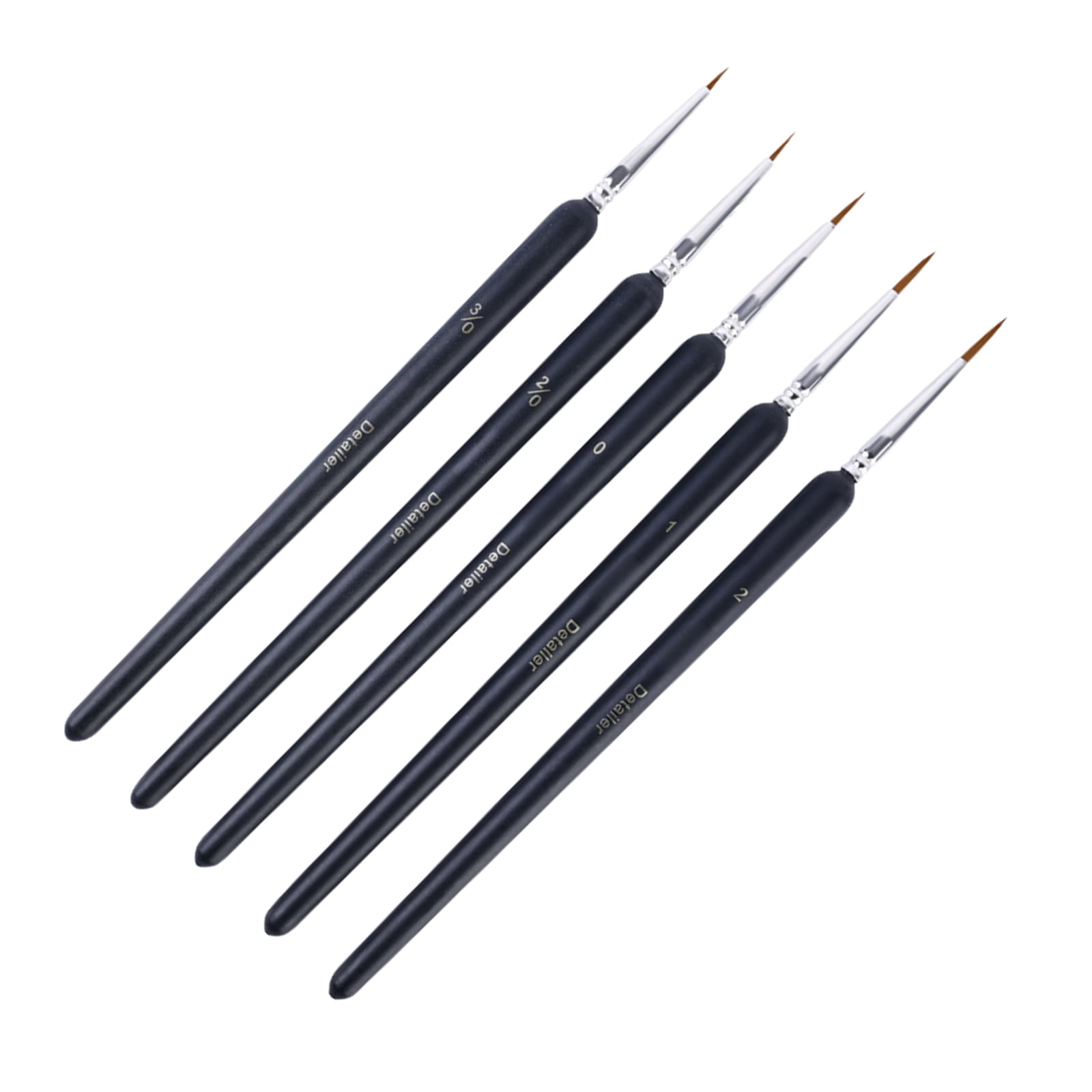 5 Pcs Small Painting Brushes Set Detail Paint Brush Miniature Brush For ...