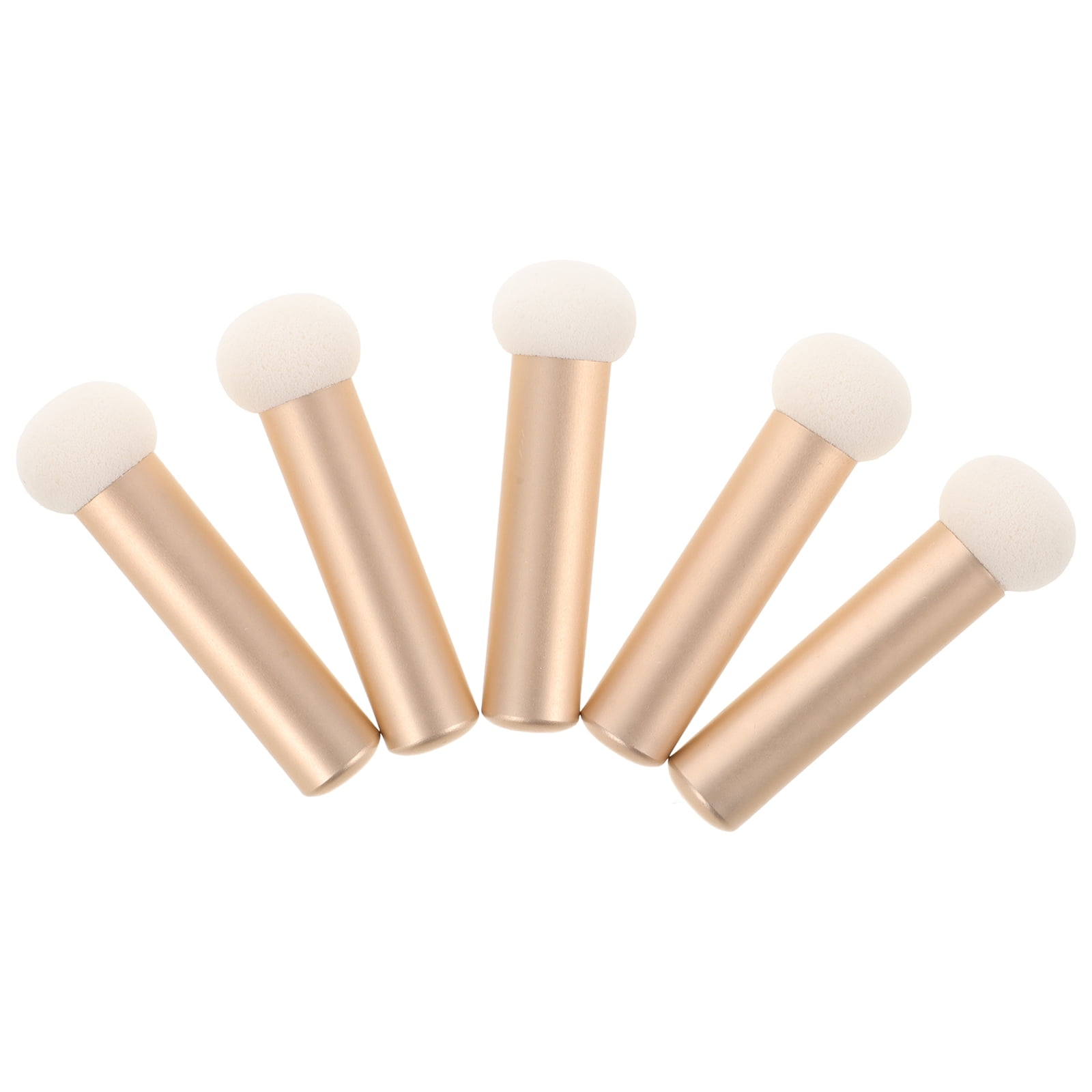 5 Pcs Small Steamed Bun Concealer Brush Flat Makeup Sponge Practical ...