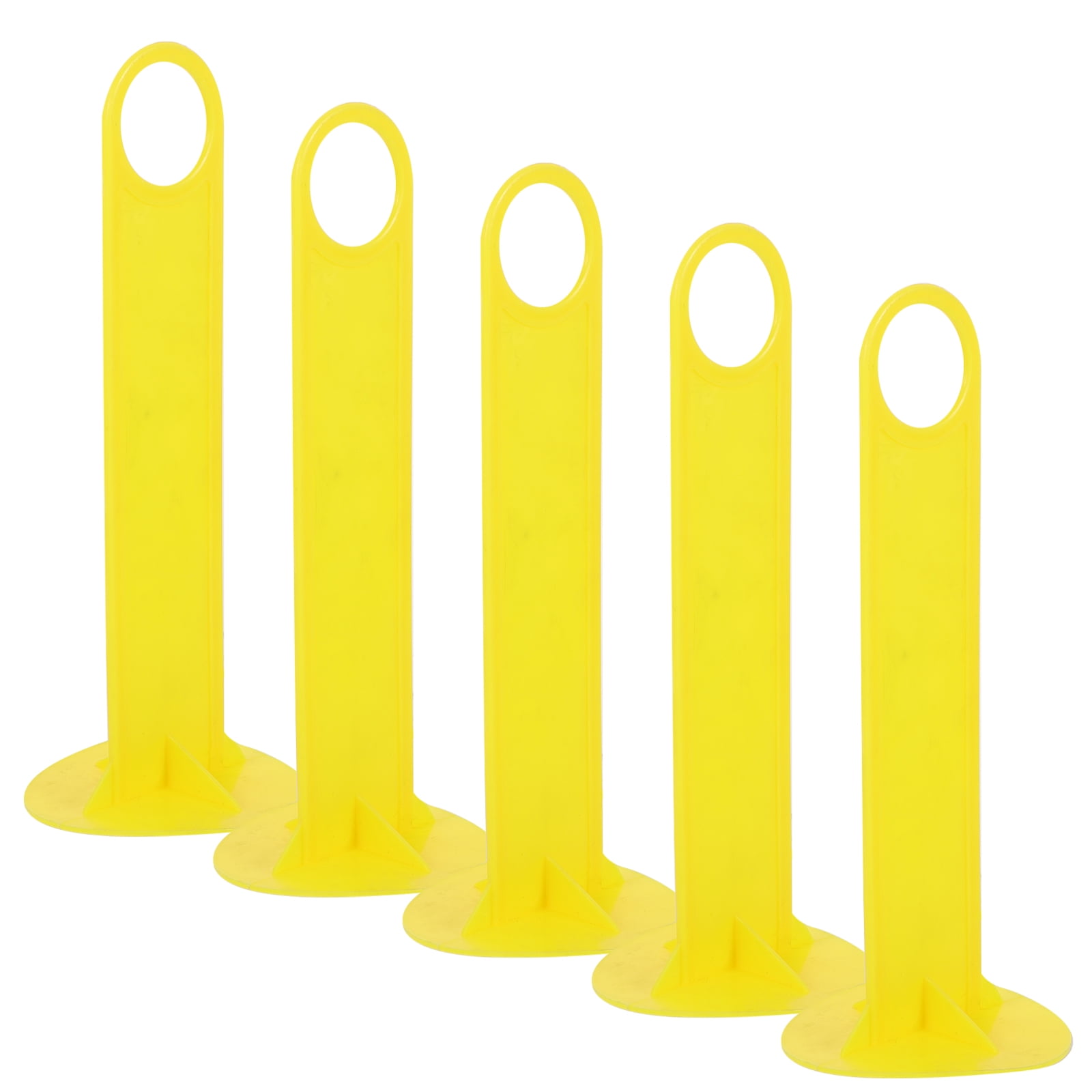 5 Pcs Soccer Cones Orange Logo Dish Rack Fine Craftsmanship Disc Holder ...