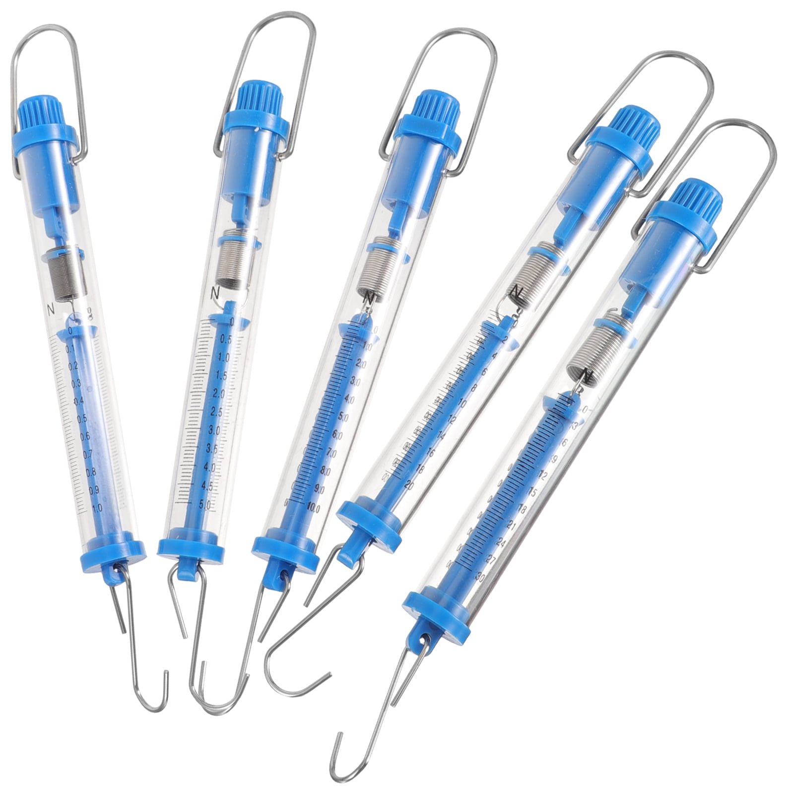 5 Pcs Spring Dynamometer Mechanic Tools Sprung Physics Experiment ...