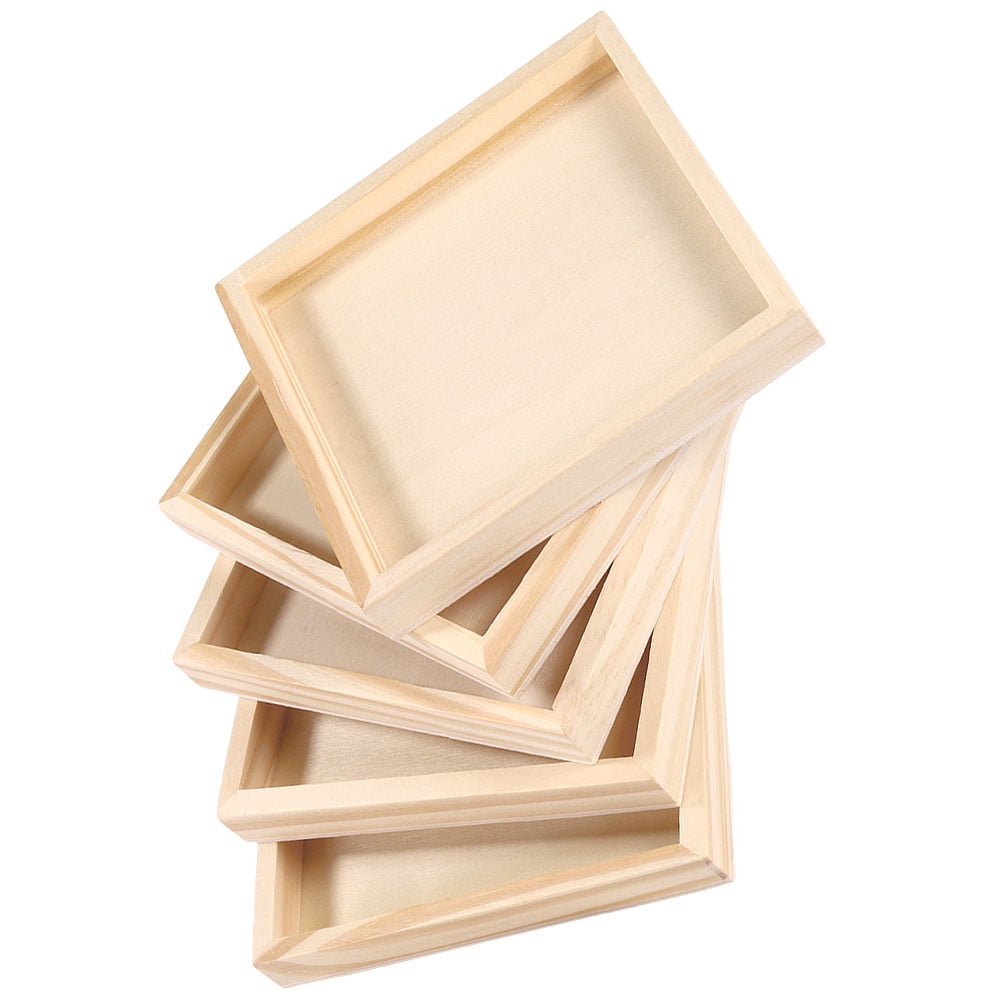 5 Pcs Square Shape Puzzle Tray Serving Platter Divided Trays for Food ...