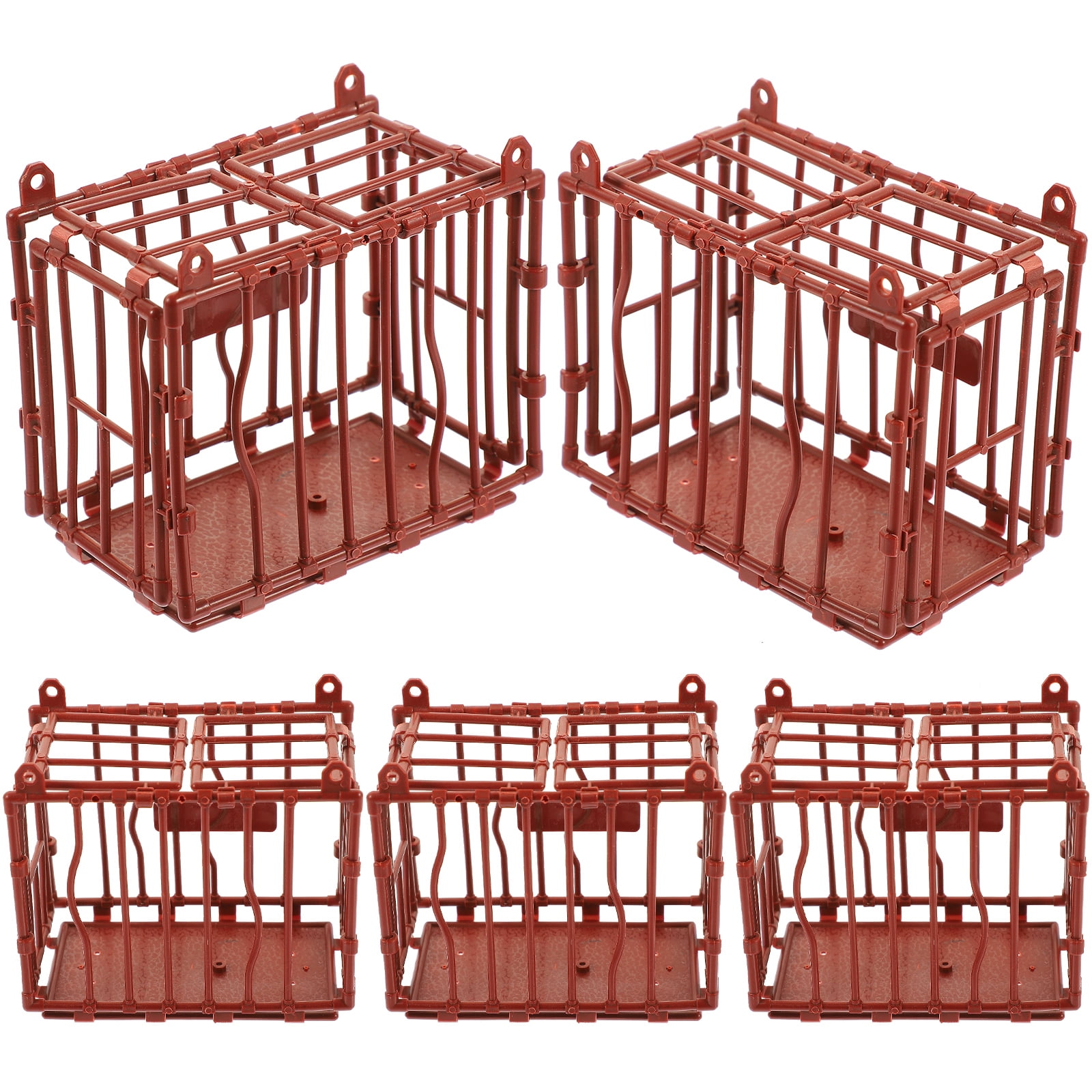 5 Pcs Stable Toys Large Animal Cage Pet Playpen Dollhouse Miniature ...