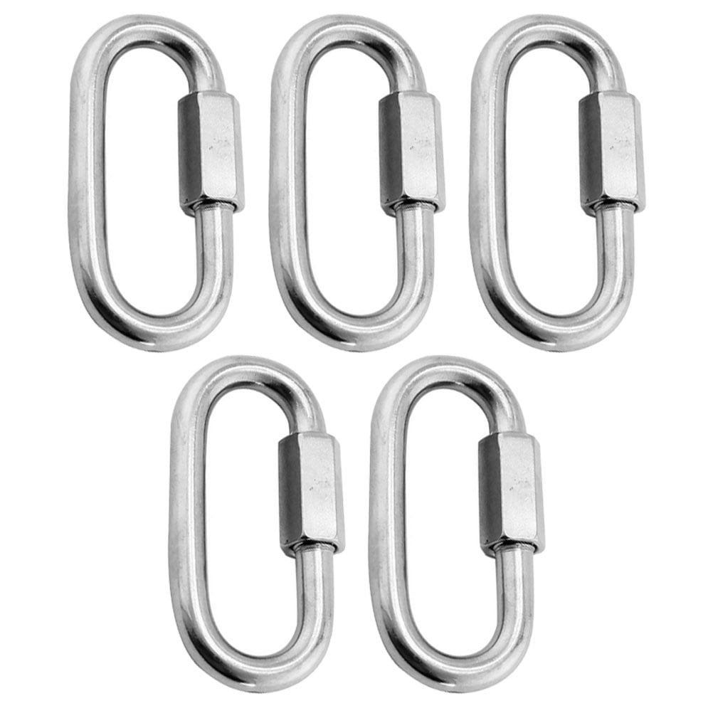 5 Pcs Stainless Steel Connecting Ring Chains Stainless Steel Link ...