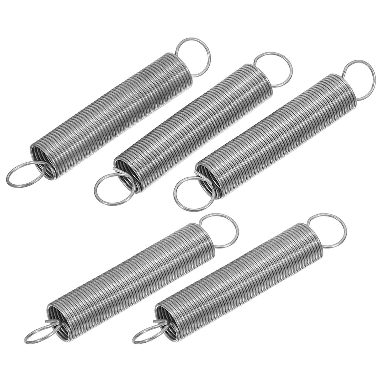5 Pcs Stainless Steel Mechanical Tension Spring Small Springs with Hook ...