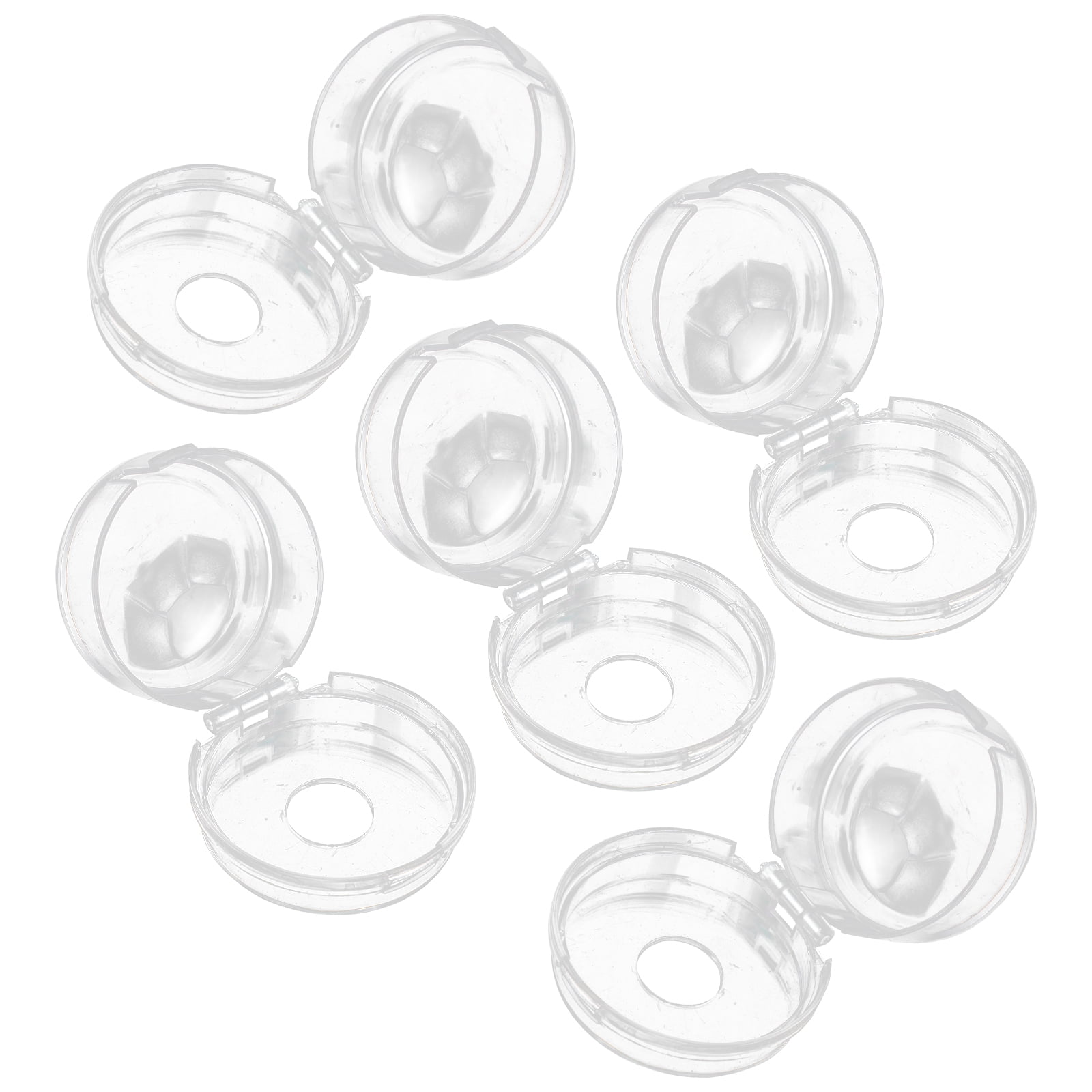 5 Pcs Stove Knob Sleeves Oven Knob Cover Clear Stove Knob Covers Gas Shield Household White