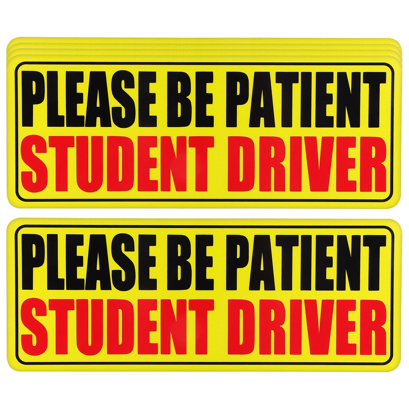 5 Pcs Student Driver Car Magnet Magnets Funny Sign Vehicles Man ...