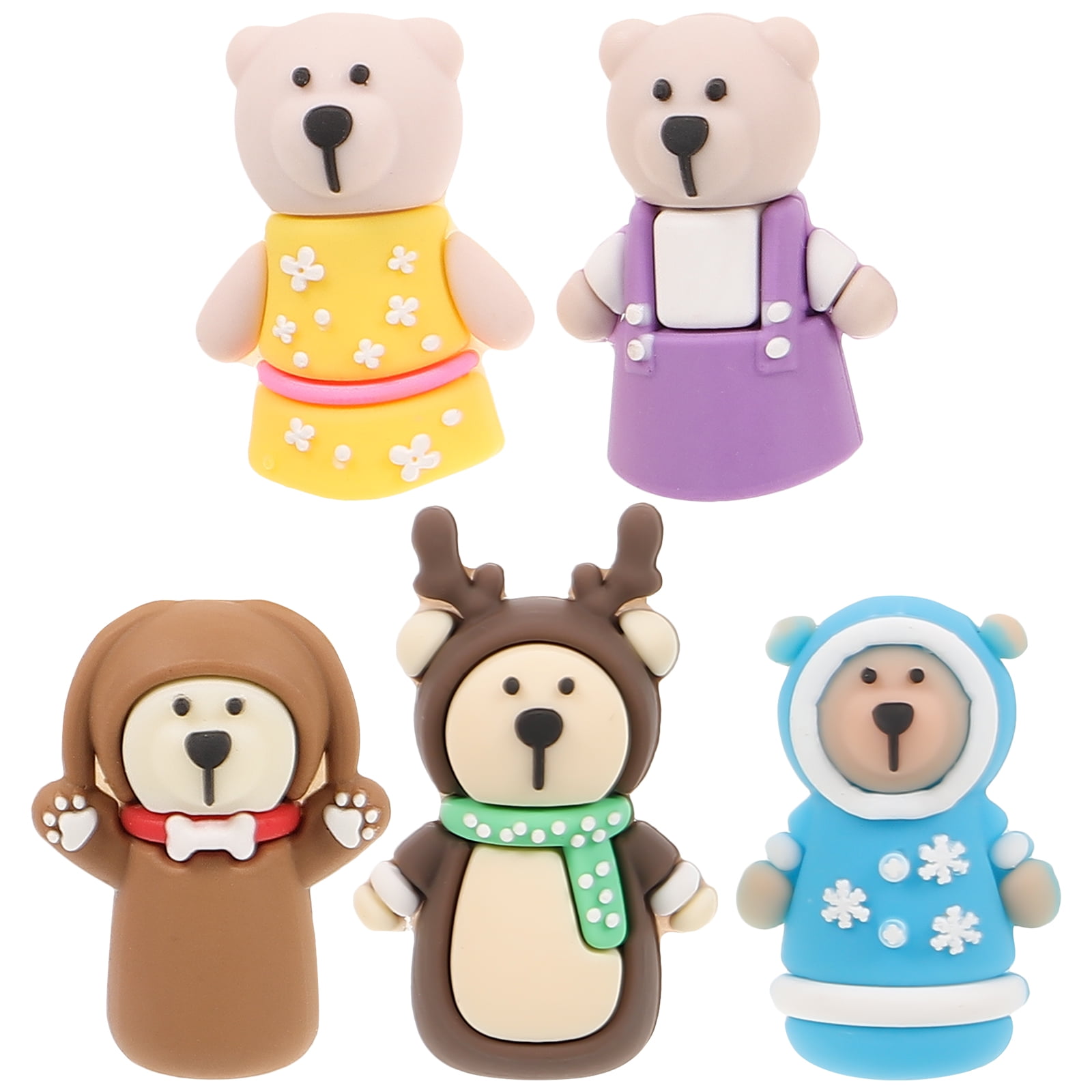 5 Pcs Style Nail Clipper Protective Cover 5-piece Set Cuticle Nipper ...