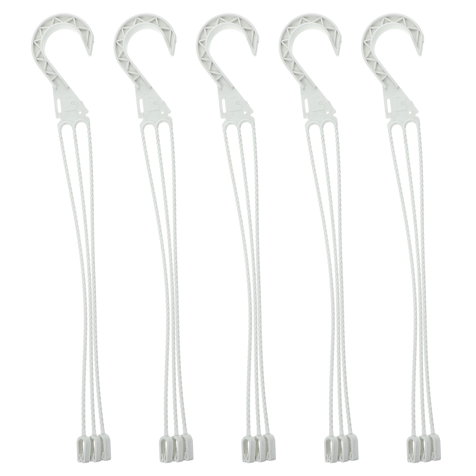 TABLZONE White Plastic Plant Hooks for Home Decoration, Simple and Easy ...
